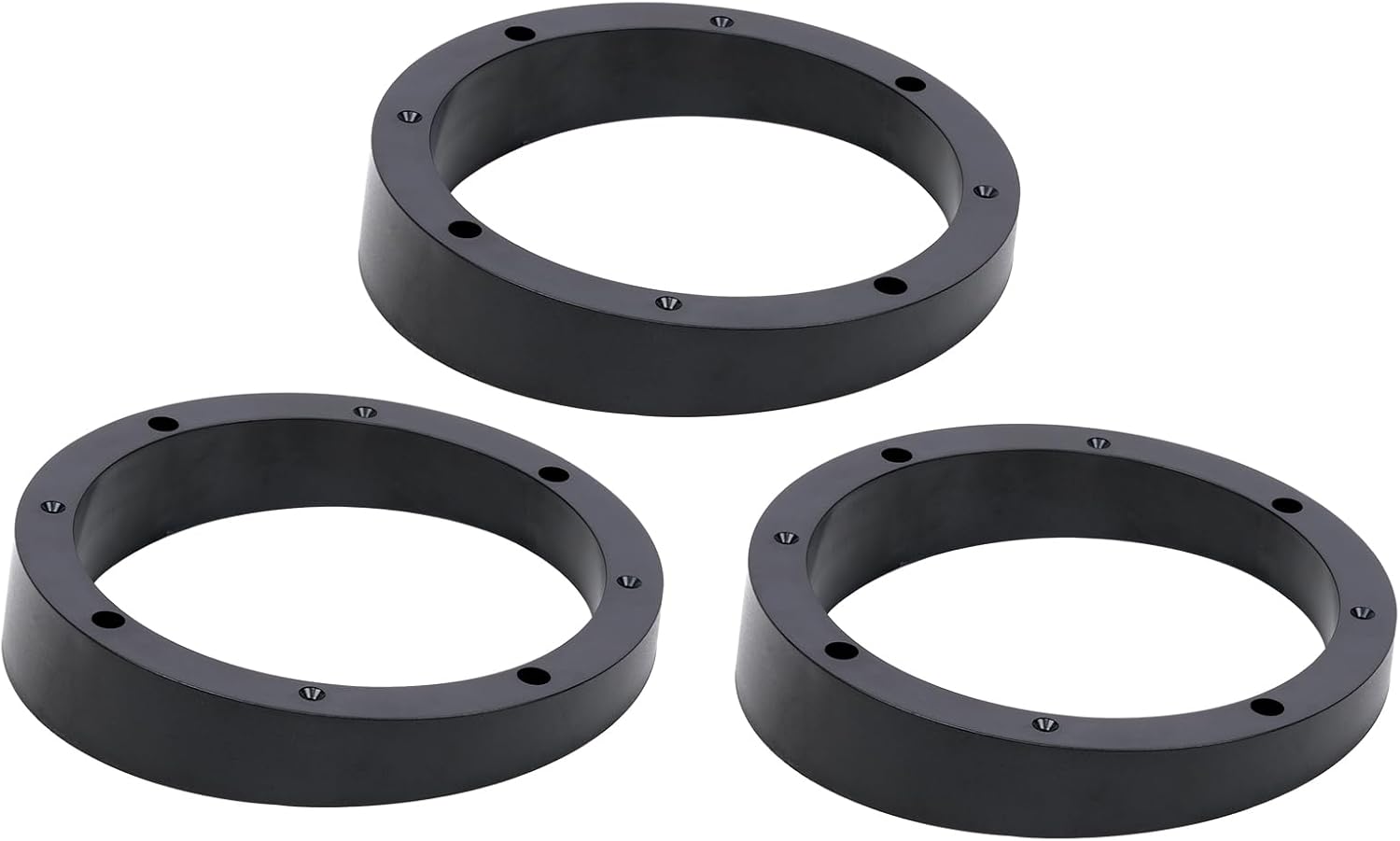Audiopipe 6 Piece Set 6.5" Plastic Beveled Speaker Spacer Rings - Subw ...