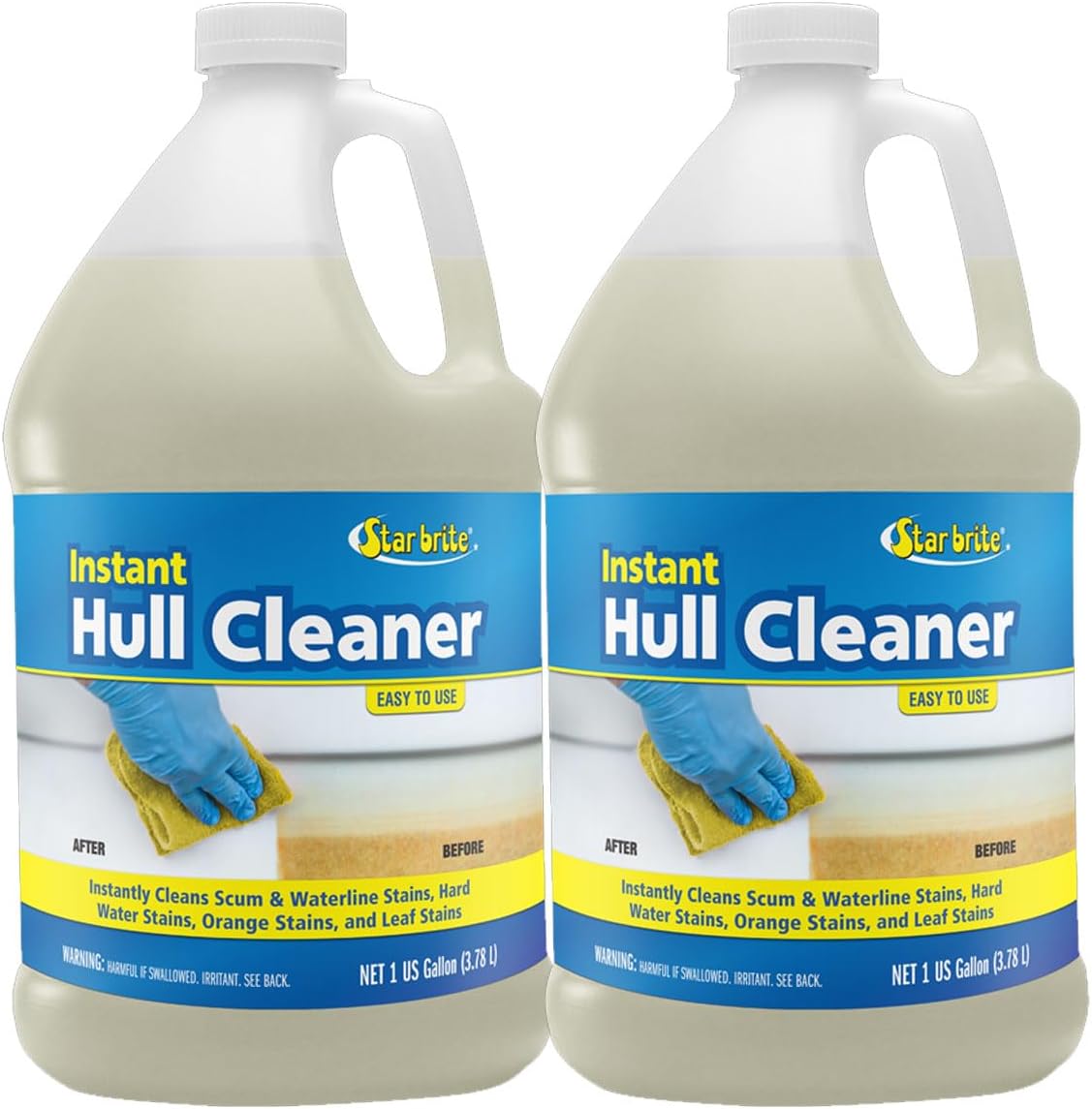 STAR BRITE Instant Boat Hull & Bottom Cleaner 2 Gallon Pack Fiberglass ...